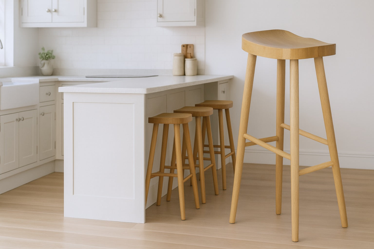 Shop High Quality Handmade OAK STOOLS UK – Oak Stools from Pure Workshop